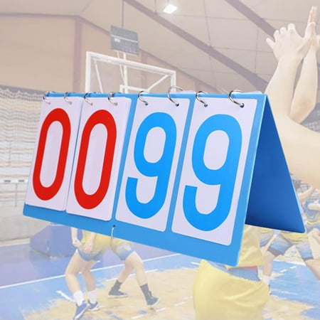 4 digits Table Top Scoreboard Premium Collapsible 00-99 Multi Sports ...