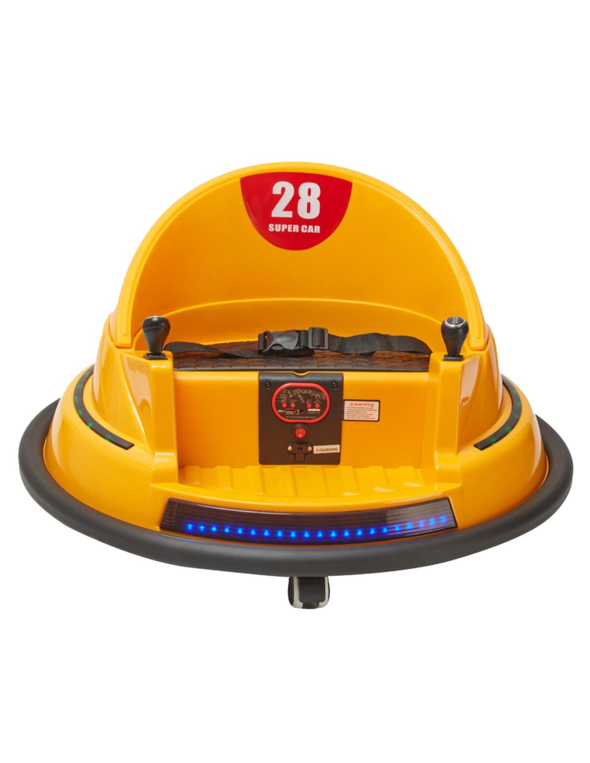 Montable Electrico Denco Toys Bumper Car Carro de Choque Amarillo Con ...