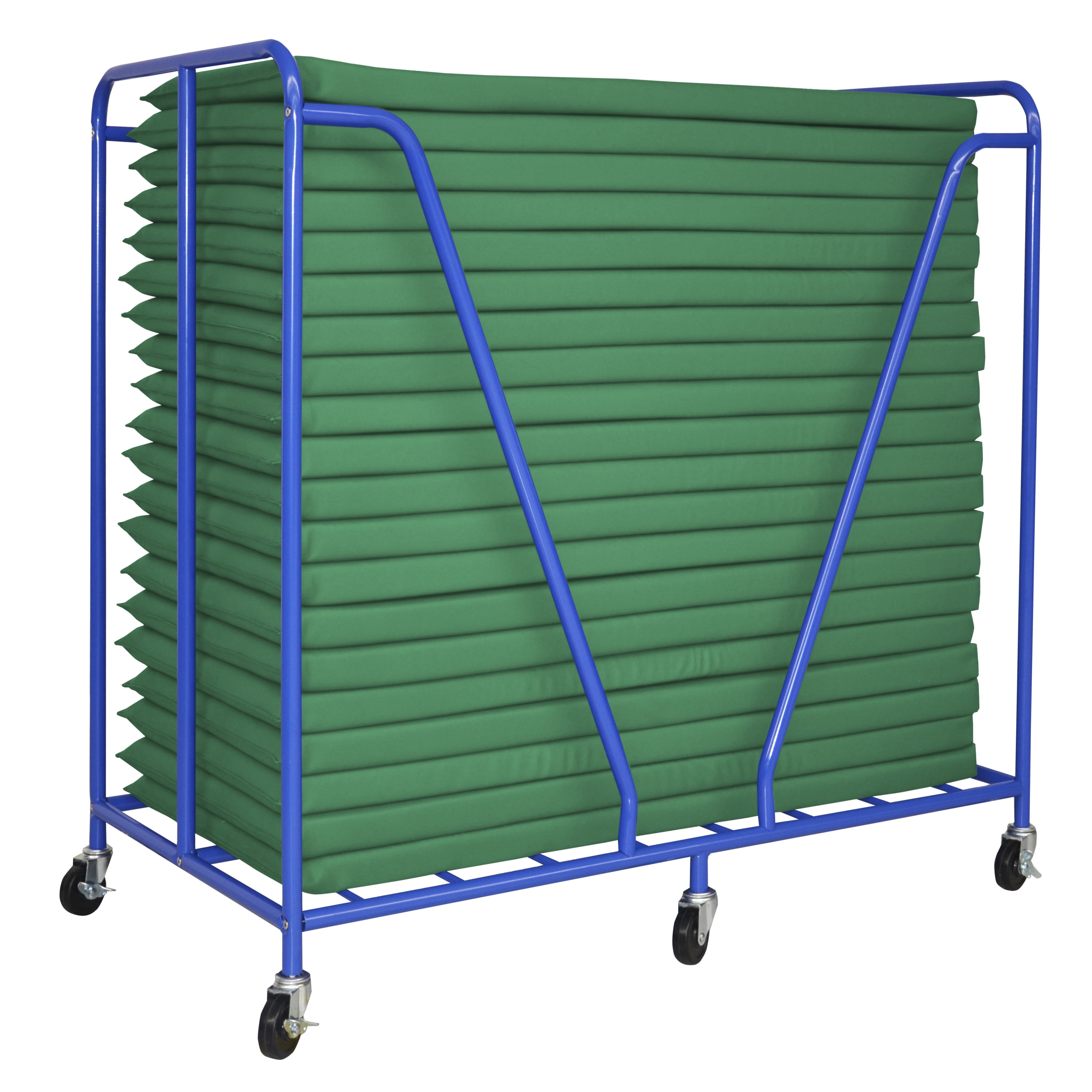 Rest Mat Trolley with 20 Rest Mats and Sheets -Green - Walmart.com