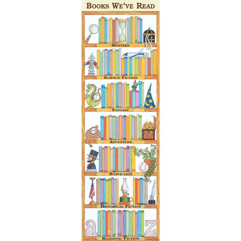 COLOSSAL POSTER BOOKS WEVE READ GR 4-9& UP OVER 5-1/2 TALL - Walmart.com