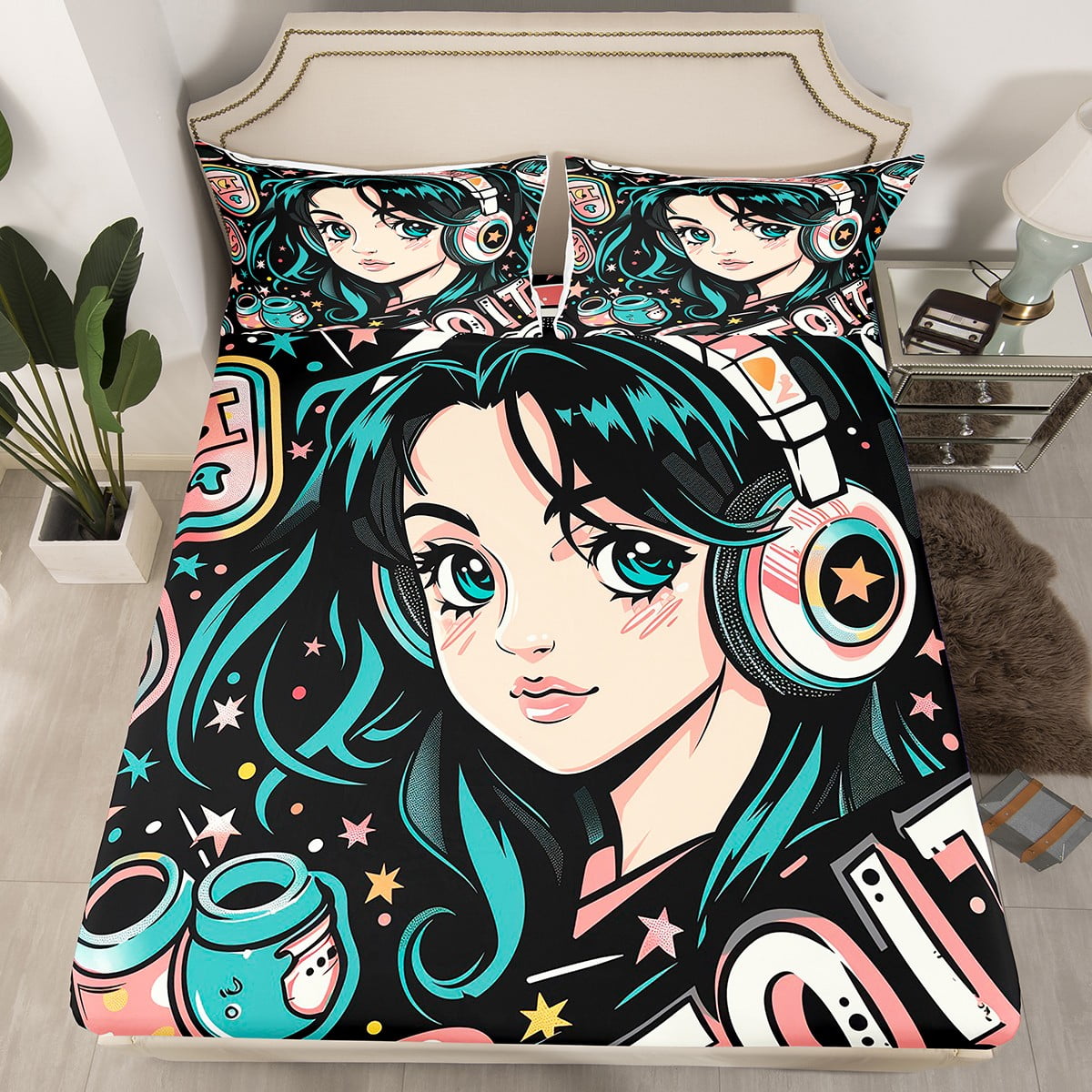 Click here for Yst 3d Anime Girl Bed Sheets American Street Cultu... prices