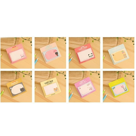 Cartoon Notes Square Notes Stick Notepad Cute Cartoon Notes Portable 20 ...