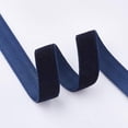 1roll Single Face Velvet Ribbon Midnight Blue 3/8 inch(9.5~10mm ...