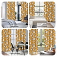 Basketball and Jersey Orange Pattern Blackout Curtains,Triple Weaved ...