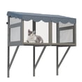 Noble House Outdoor Window Box Catio Cat Enclosure, Secure Expandable ...