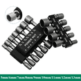 9/14pcs Strong Sleeve Wrench Hexagonal Handle Screw Sleeve Pneumatic ...