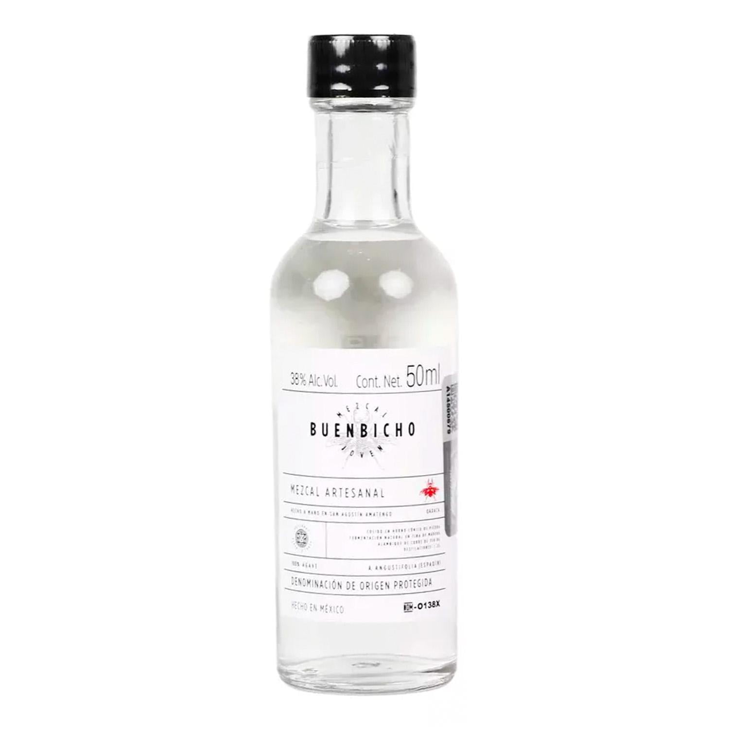Pack de 6 Mezcal Buenbicho Joven Mini 50 ml | Walmart en línea