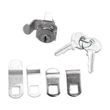 Prime-Line, Mailbox Lock, 5 Cam, Nickel Finish, ILCO 1003M Keyway ...
