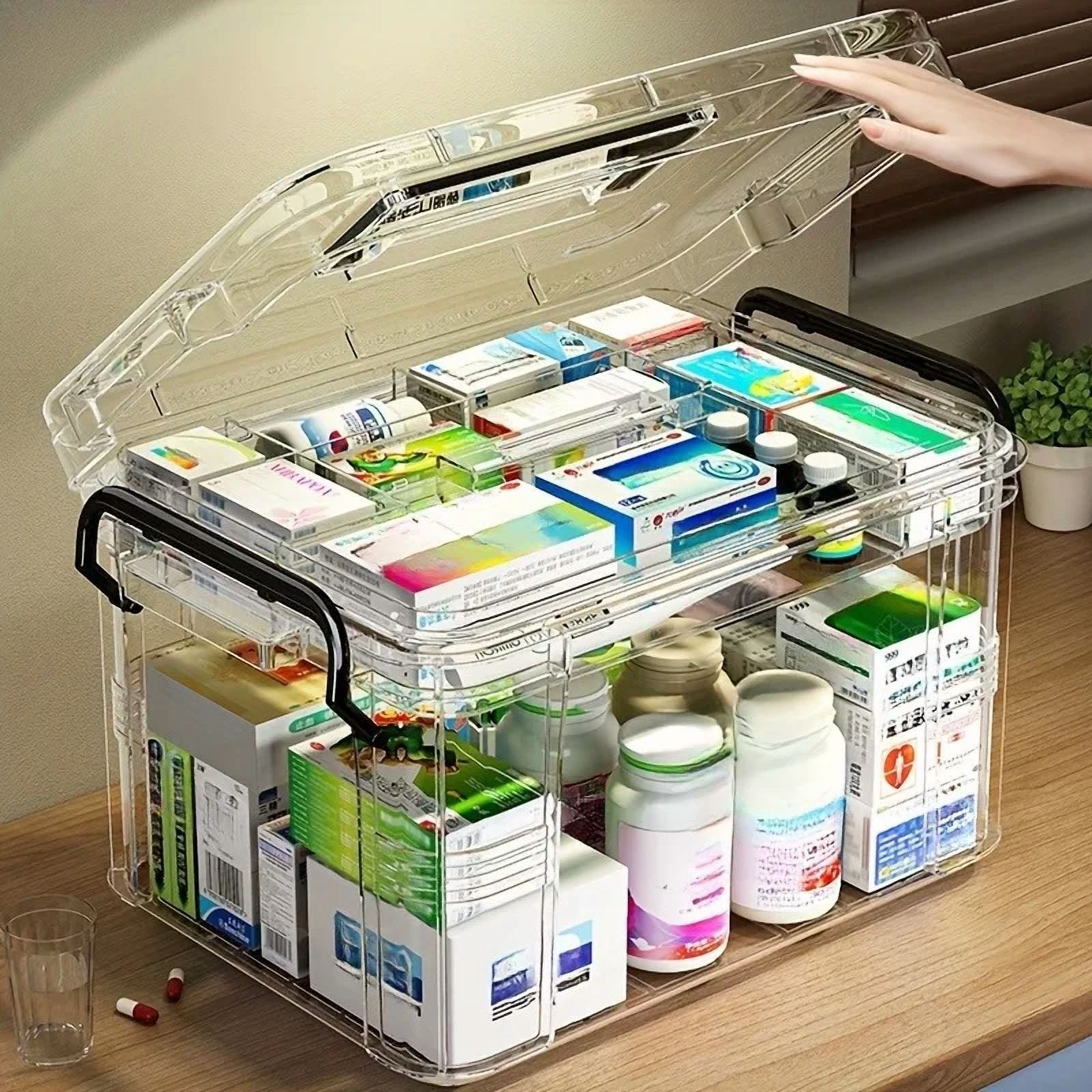 Click here for Nobrand 1pc Double-Layer Pill Boxes Travel Medicin... prices