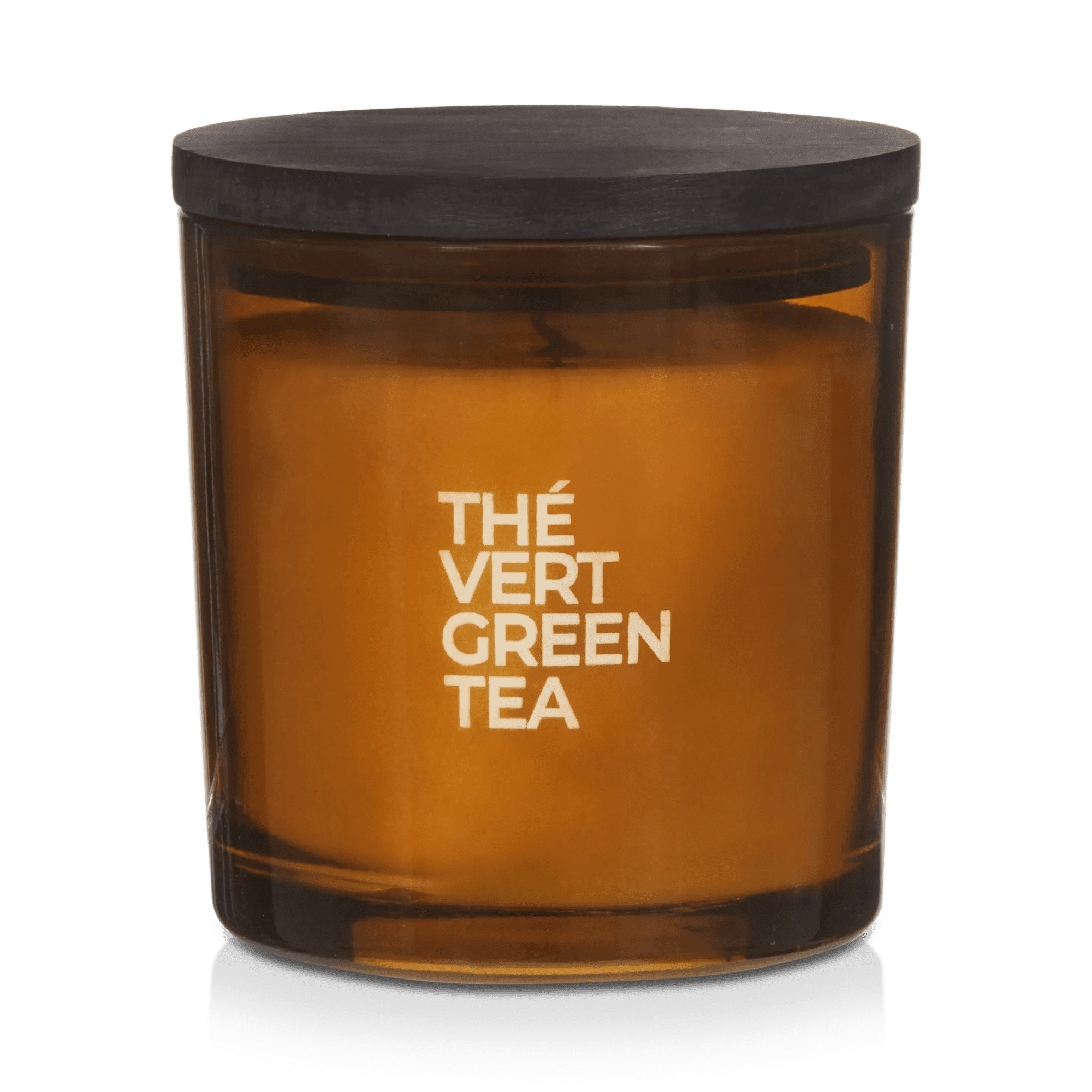 Click here for Bouclair Amber Bouclair Green Tea Candle With Wood... prices