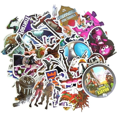 50PCS Fortnite Stickers Pack for Game Stickers Water Bottle Laptop Room ...