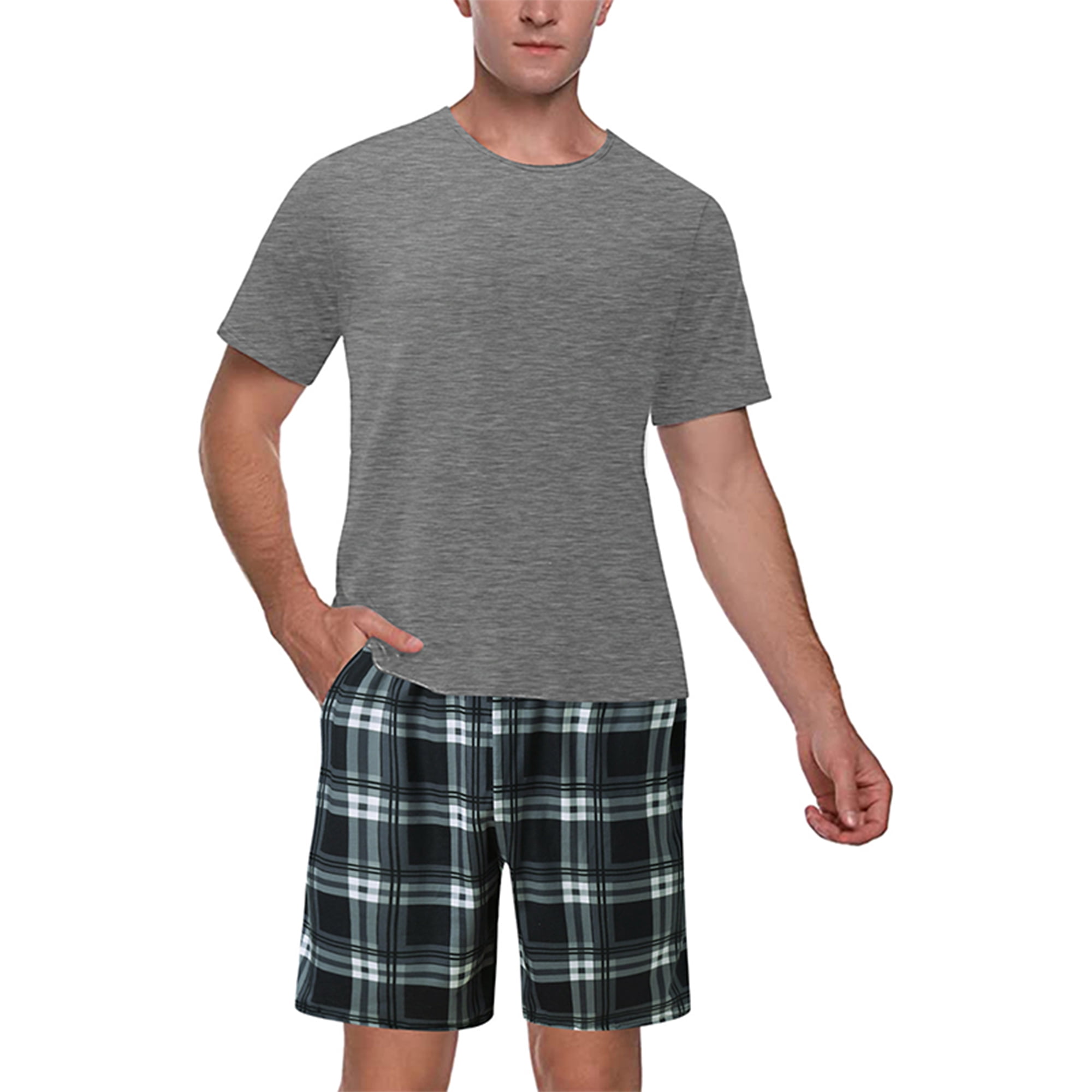 Click here for Fashnice Mens Sleepwear Two Pieces Nightwear 2 Pcs... prices