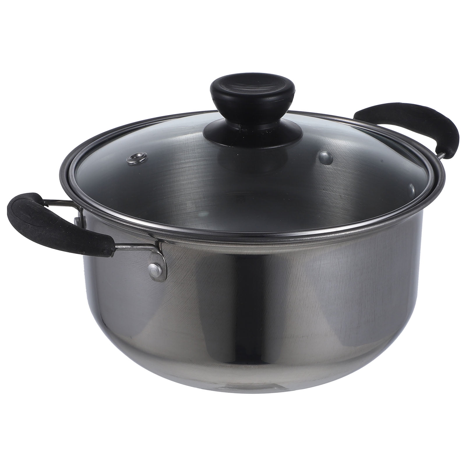 1pc Stainless Steel Soup Pot Multifunctional Pot Practical Hot Pot with ...