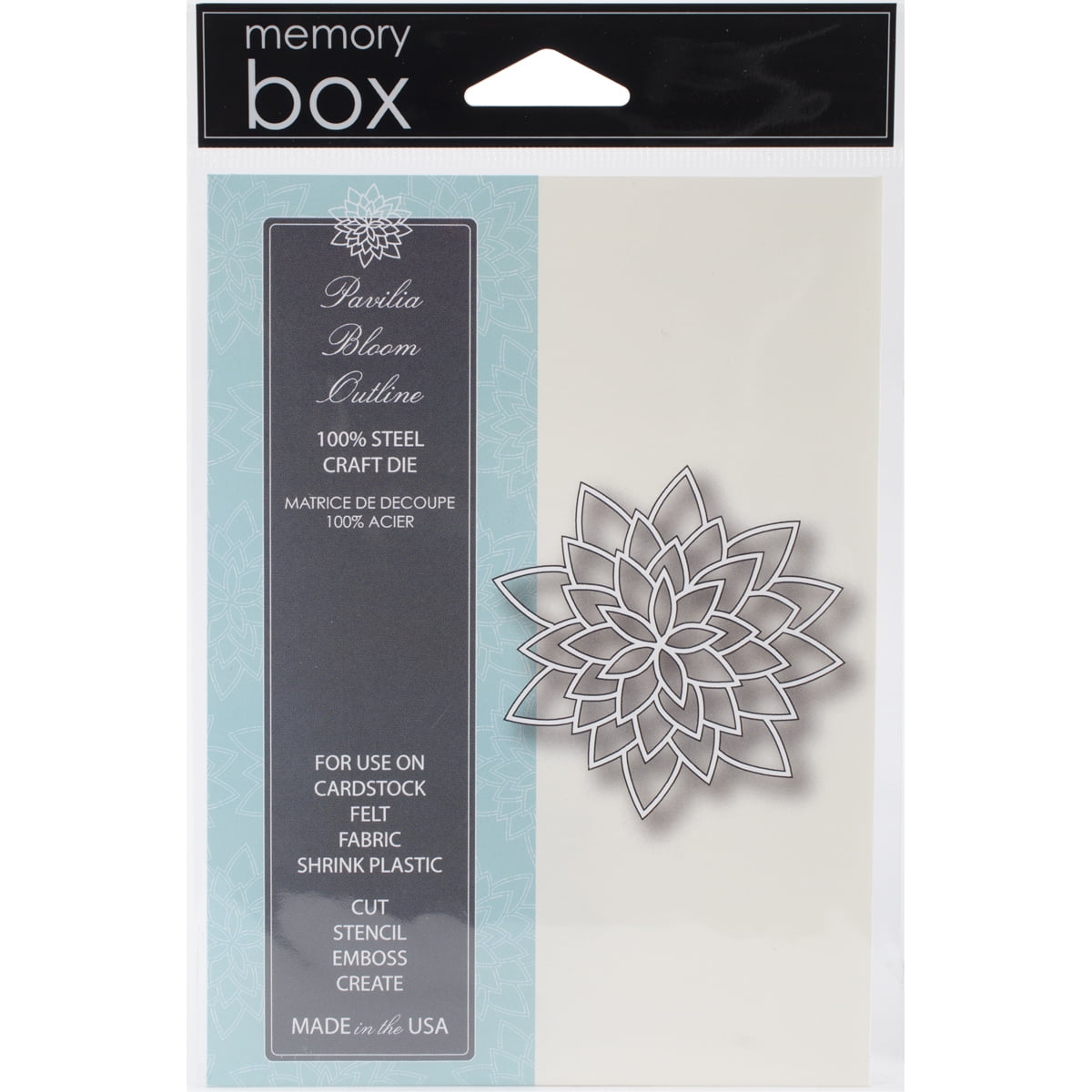 Memory Box Die-Pavilla Bloom Outline - Walmart.com