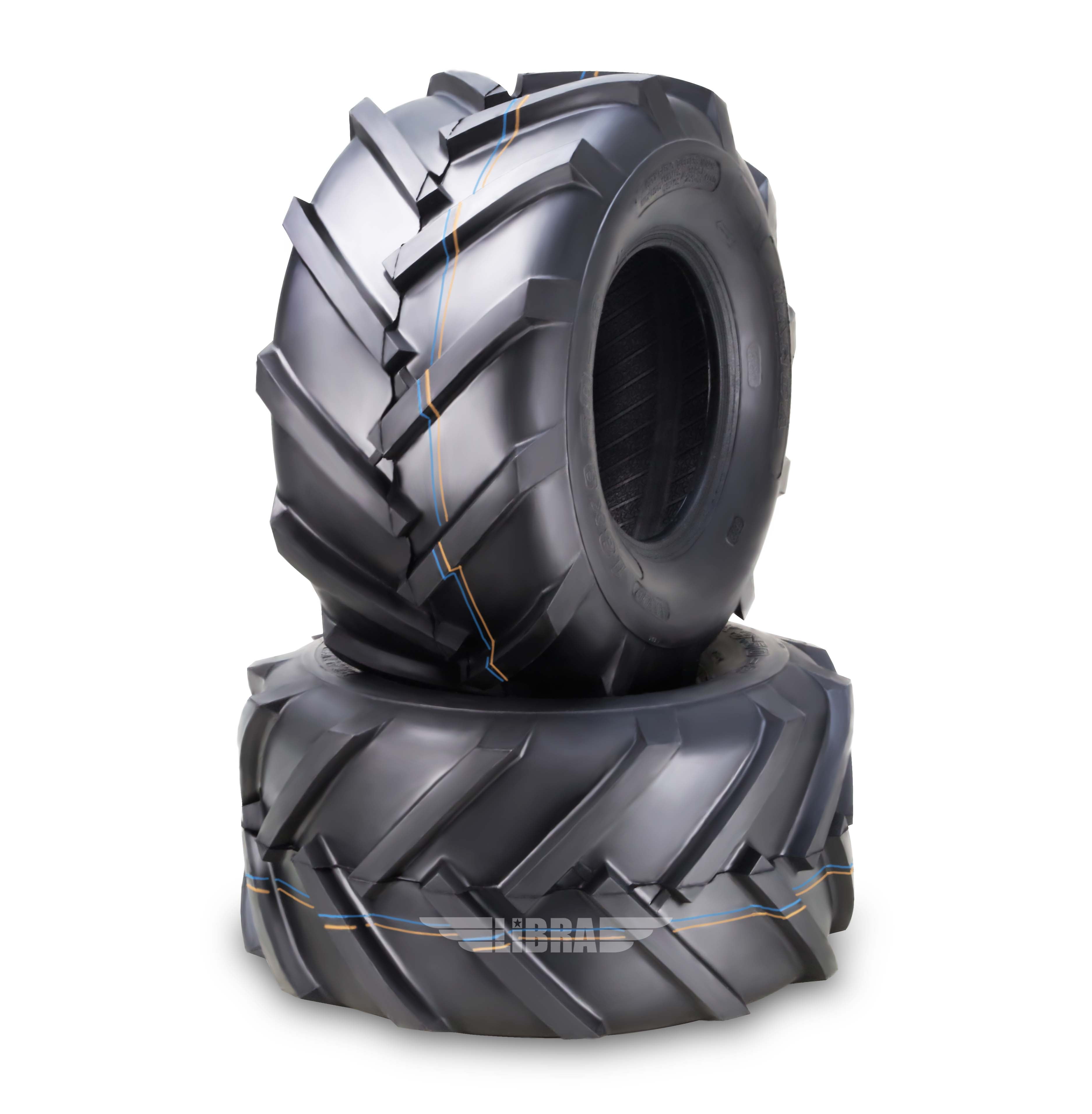 WANDA 18x9.5-8 Lawn Mower Agriculture Farm Tractor Cart Turf Tires 6 ...