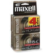 Maxell Premium VHS-C Videocassette - Walmart.com