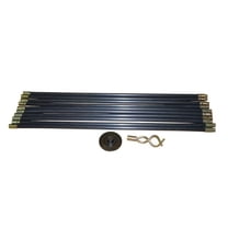 Faithfull - Universal Drain Clean Set (10 x Rods Plunger & Worm ...