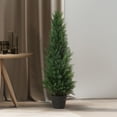 DR.Planzen Artificial Cedar Tree, 3 ft Faux Pine, UV-Protected, Durable ...