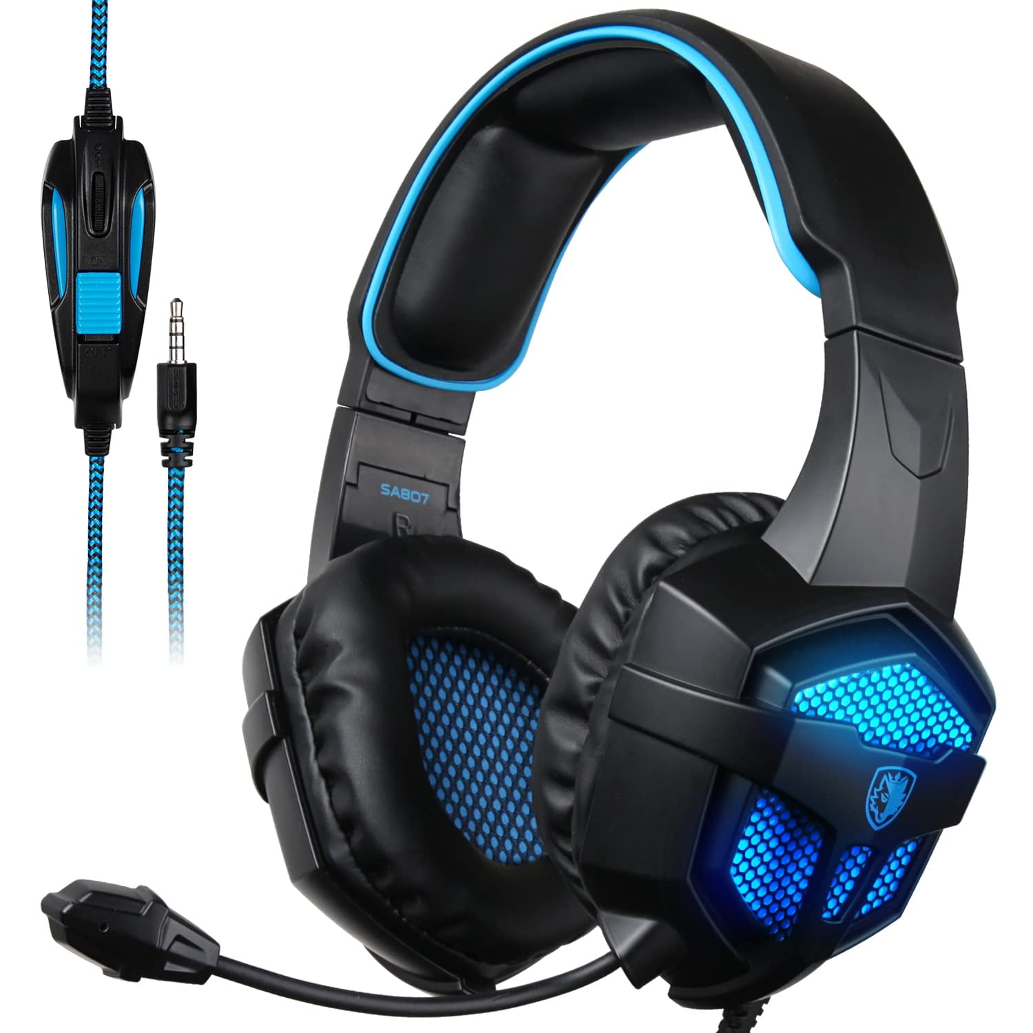 SADES SA807 Gaming Headset Over Ear Gaming Headphones for Xbox one PS4 ...