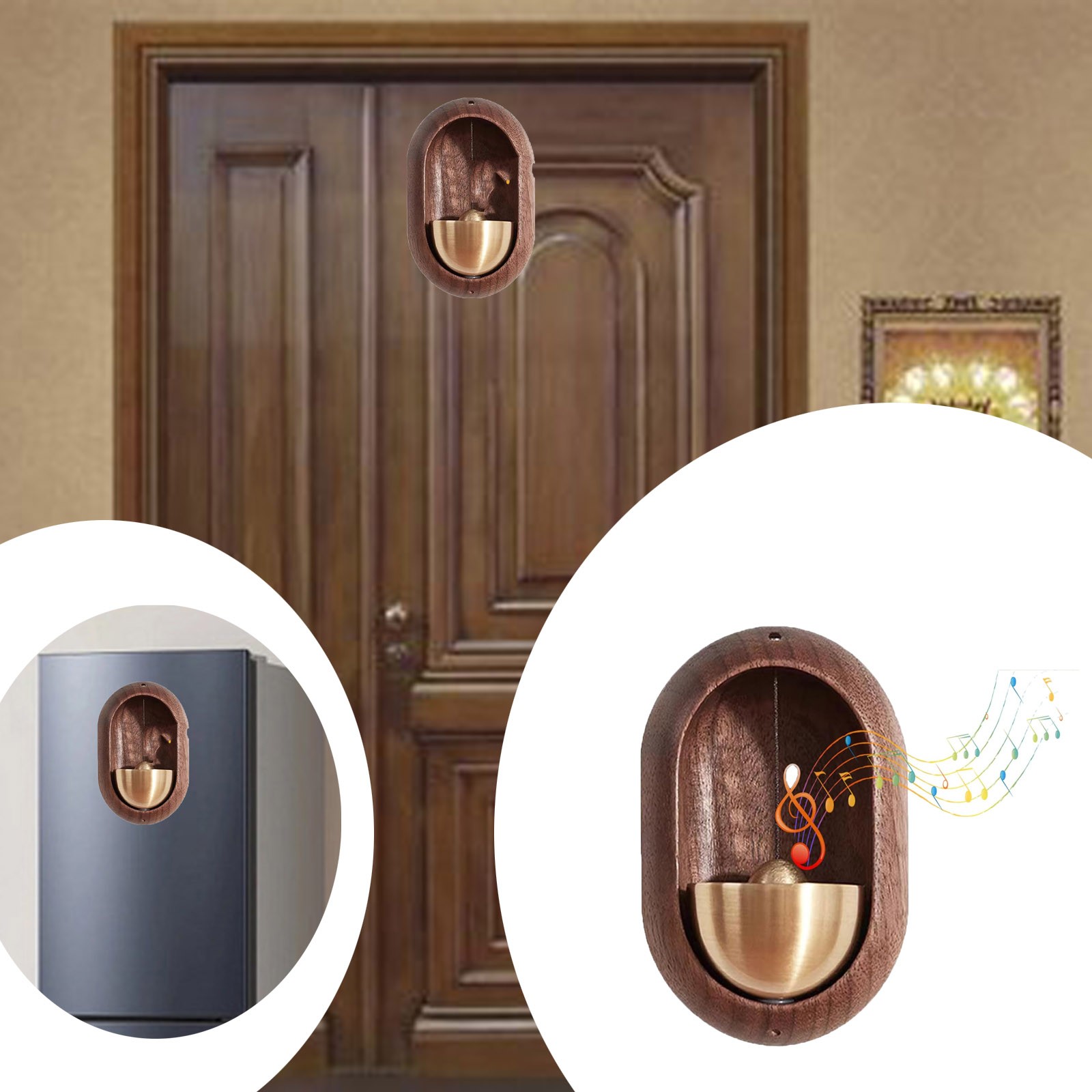 Hbdhejl Interesting Peach Wood Doorbell A Well Designed Small Doorbell ...