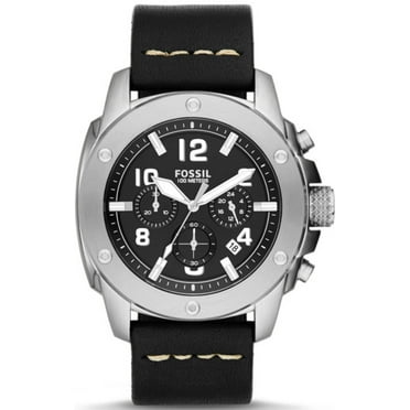 Fossil Men's Modern Machine Leather Watch, 45mm ME3082 - Walmart.com