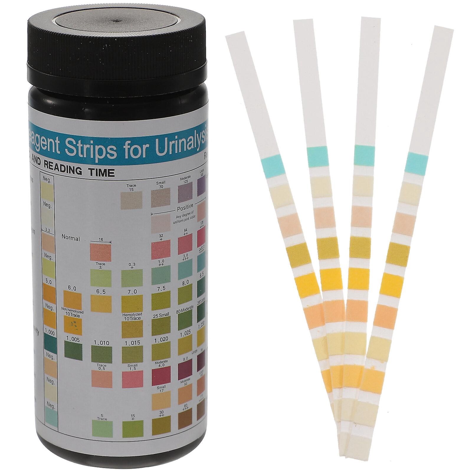100 Pcs Urine Ph Test Strips Urinalysis Testing Strips Urine Protein ...