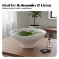 Lazsy No-Hole Planter Pot Vintage Design Ceramic Soilless Bowl High ...