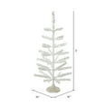 Vickerman Artificial Christmas Tree 3' x 16" Silver Feather Tree 36 ...