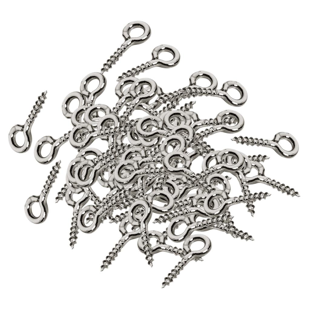 Click here for Tnarru 200x Screw Eye Pin Eye Bolts Jewelry Findin... prices