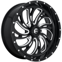 Fuel Hardline Beadlock 15x10 Wide ATV/UTV Wheel - Gloss Black (4/137) 5 ...