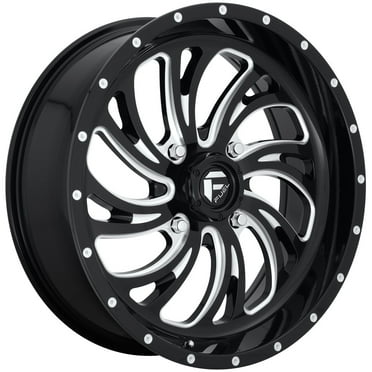 Fuel Hardline Beadlock 15x10 Wide ATV/UTV Wheel - Gloss Black (4/137) 5 ...