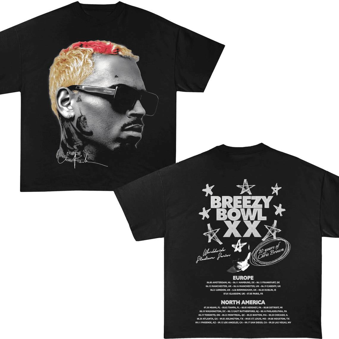 Click here for Fivefive Chris Brown 2025 Breezy Bowl Tour Merch... prices