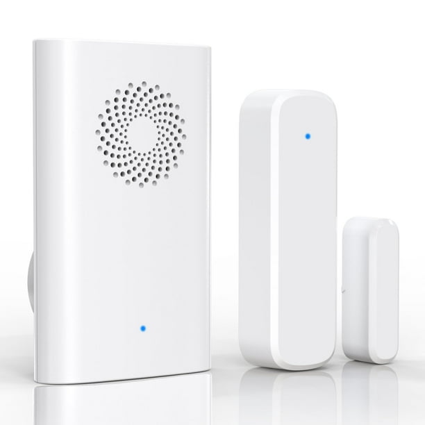 Timbre inalámbrico con sensor de puerta AMHEY, rango de 500 pies ...