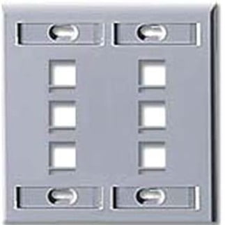 Leviton QuickPort Faceplate - Walmart.com