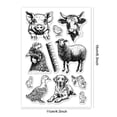 1sheet Summer Theme PVC Plastic Clear Stamps for DIY Scrapbooking Photo ...