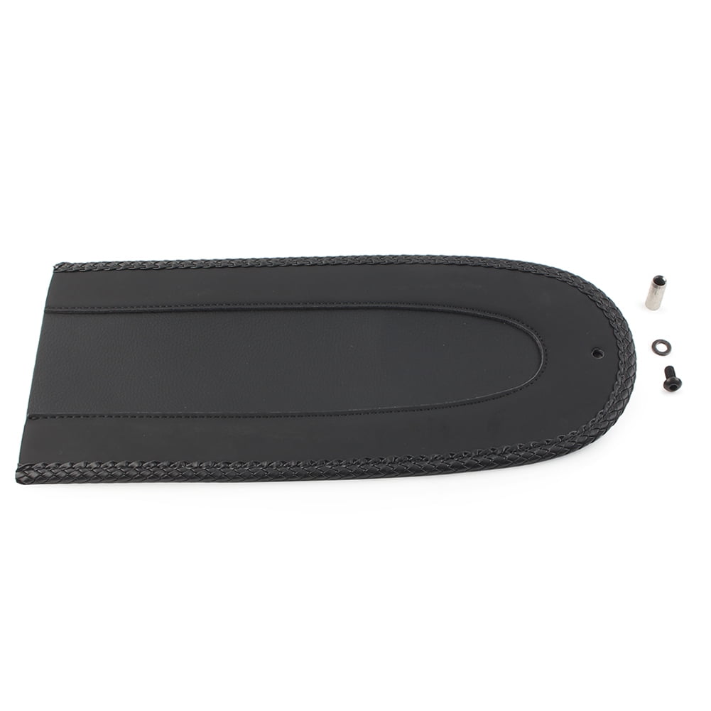 BFY Black Motorcycle Leather Rear Fender Bib Solo Seat for Harley ...