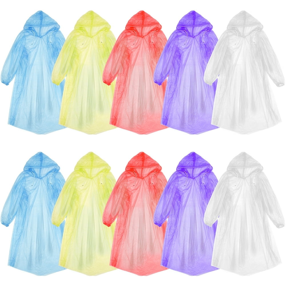Click here for Generic 10pcs Portable Waterproof Ponchos Rain Pon... prices