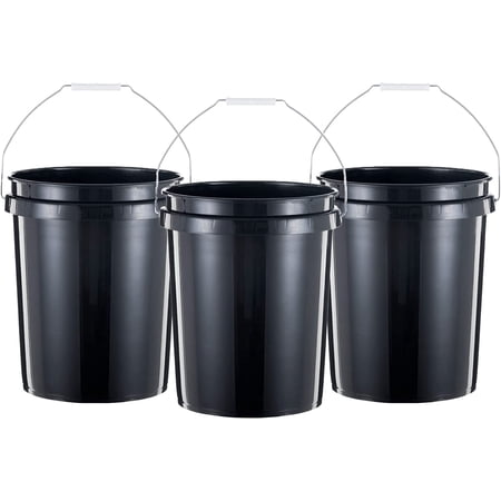 United Solutions 5 Gallon Bucket, Heavy Duty Plastic Bucket ...
