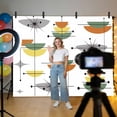 Boho Backdrop for Photography, Abstract Art Photo Backdrop Portrait ...