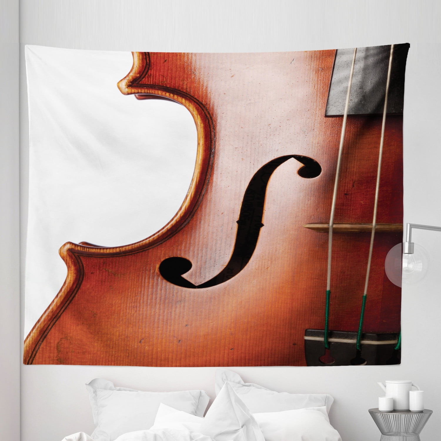 Cello Tapestry, Macro Photography of Classical Music Instrument ...