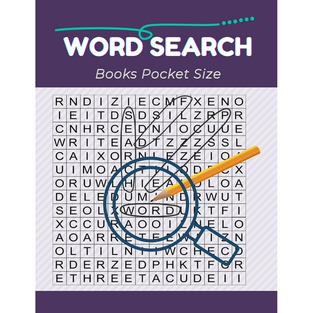 Word Search Books Pocket Size: Brain Games Lower Your Brain Age Word ...