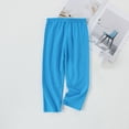 Capri Leggings For Girls Elastic High Waist Solid Color Pants Stretchy ...