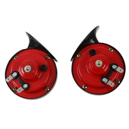 Machine à Sons, 2 Pcs Klaxon Double Ton Universel 24V pour Voiture Moto ...