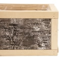 Wooden Storage Boxes - Rustic Design - Set of 2 - Walmart.com
