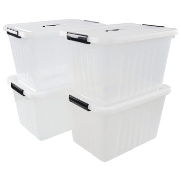 Bulk Buys UU366-48 Plastic Storage Basket With Handles - Walmart.com