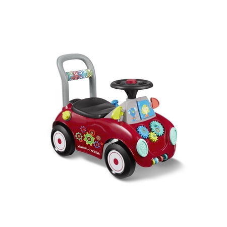 Qfl Foot to Floor Sliding Baby Car Walker with Steering Wheels Toy ...