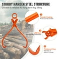 Free Shipping! BENTISM Log Lifting Tongs Timber Claw Hook Logging ...