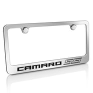 Camaro 6th Generation Carbon Fiber License Plate Frame SS Logo ...