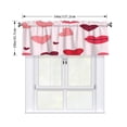 Curtain Valance 54x18in Light Filtering Short Window Valance For ...