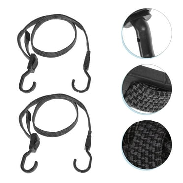"MKLZ Adjustable Bungee Cords with Strong Rubber, Flat Ends Hooks, Set ...